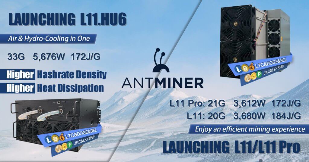 Antminer L11 Hyd 6U - 33G - order now at antminerdistribution.com